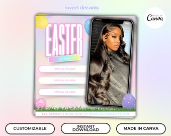 Spring Booking Flyer, Now Booking March, April Booking Flyer, Spring ...