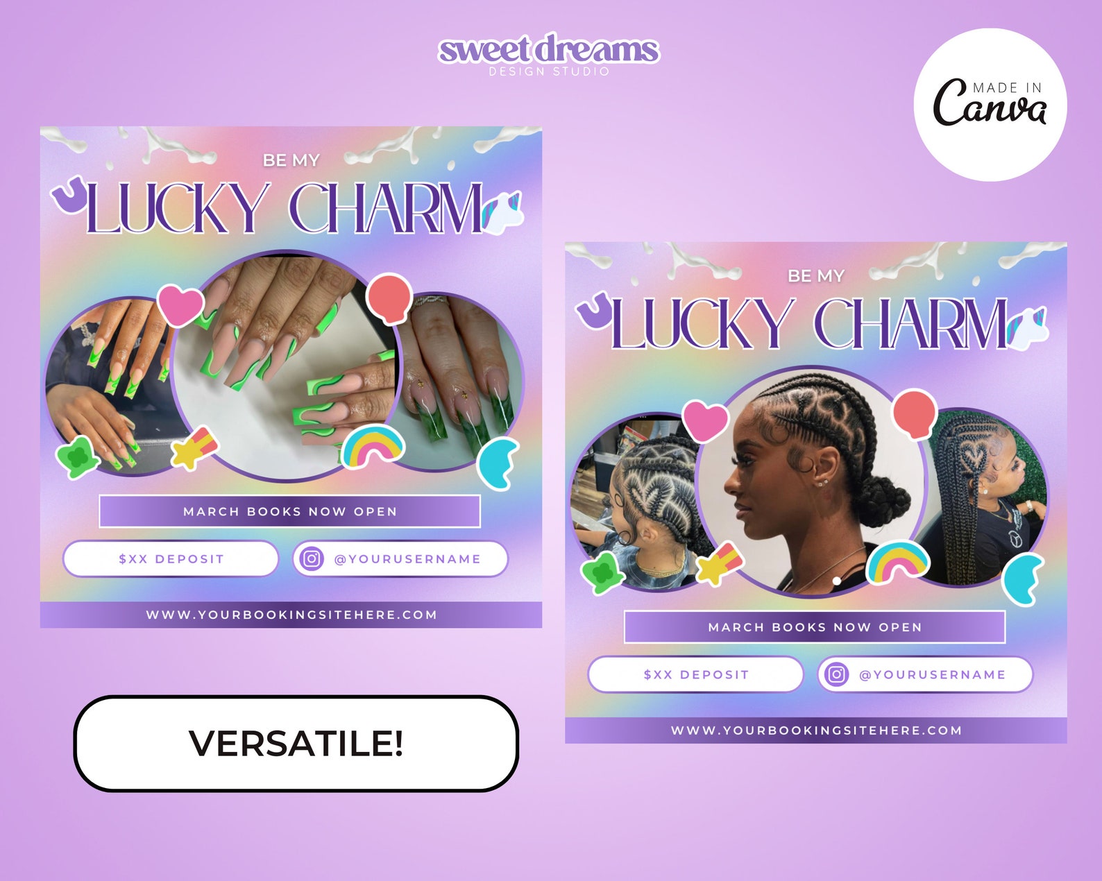 March Booking Flyer | March Deals Flyer | March Books Lucky Charm | St ...