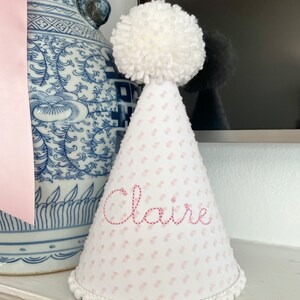 Embroidered Name Birthday Hat - Etsy