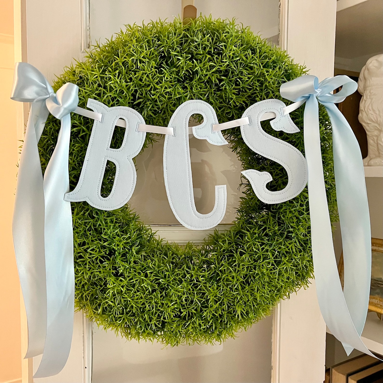 Baby Monogram Banner - Etsy