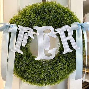 Baby Monogram Banner - Etsy