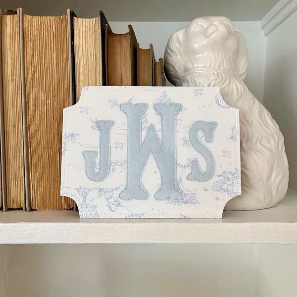 Monogram Plaque - Etsy