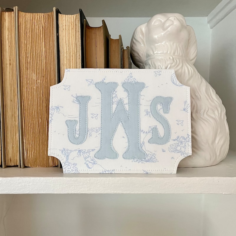 Monogram Plaque - Etsy
