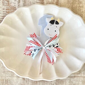 Cow Custom Cake Topper - Etsy