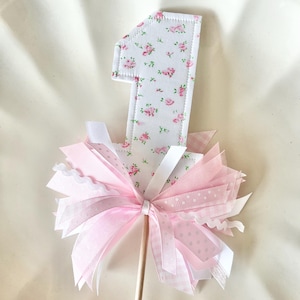 Birthday Number Cake Topper - Etsy