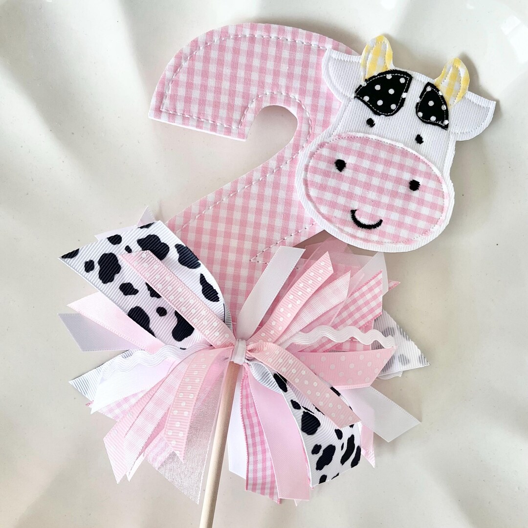 Cow Custom Cake Topper - Etsy