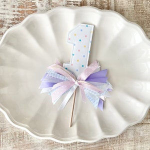 Birthday Number Cake Topper - Etsy