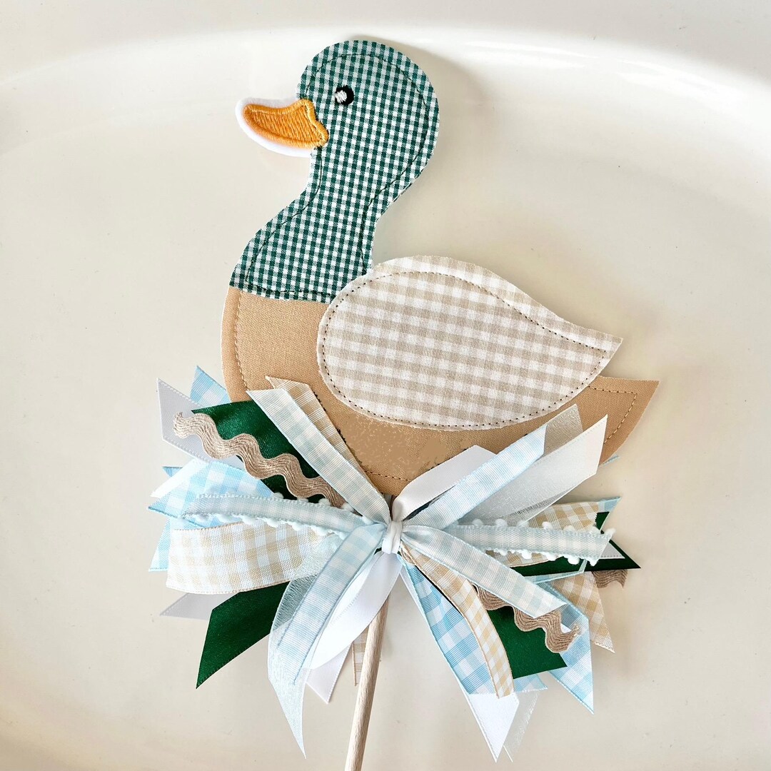 Mallard Duck Cake Topper | Baby Shower | Birthday Party - Etsy