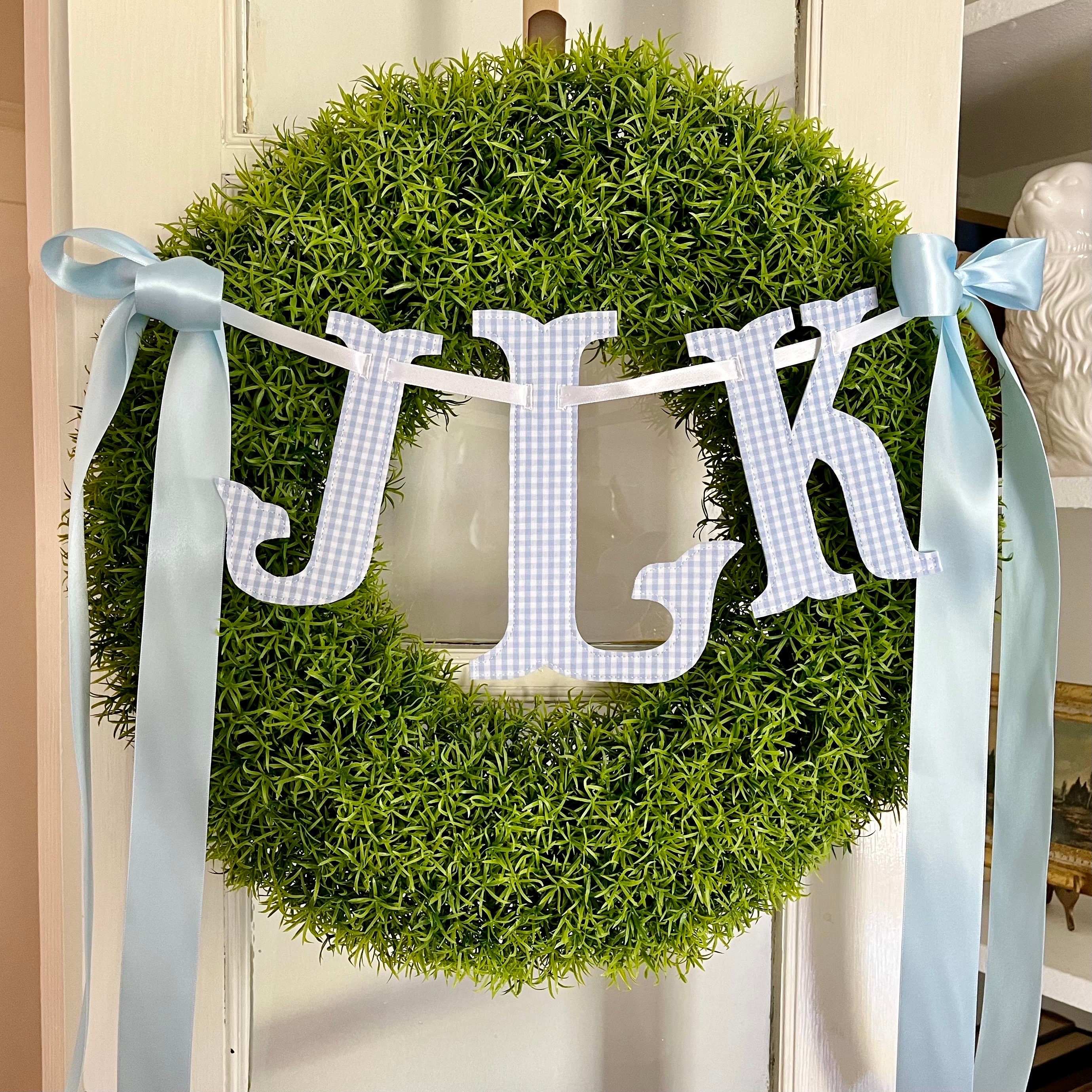 Baby Monogram Banner - Etsy