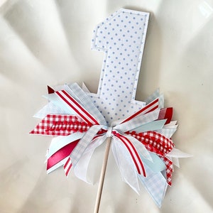 Birthday Number Cake Topper - Etsy