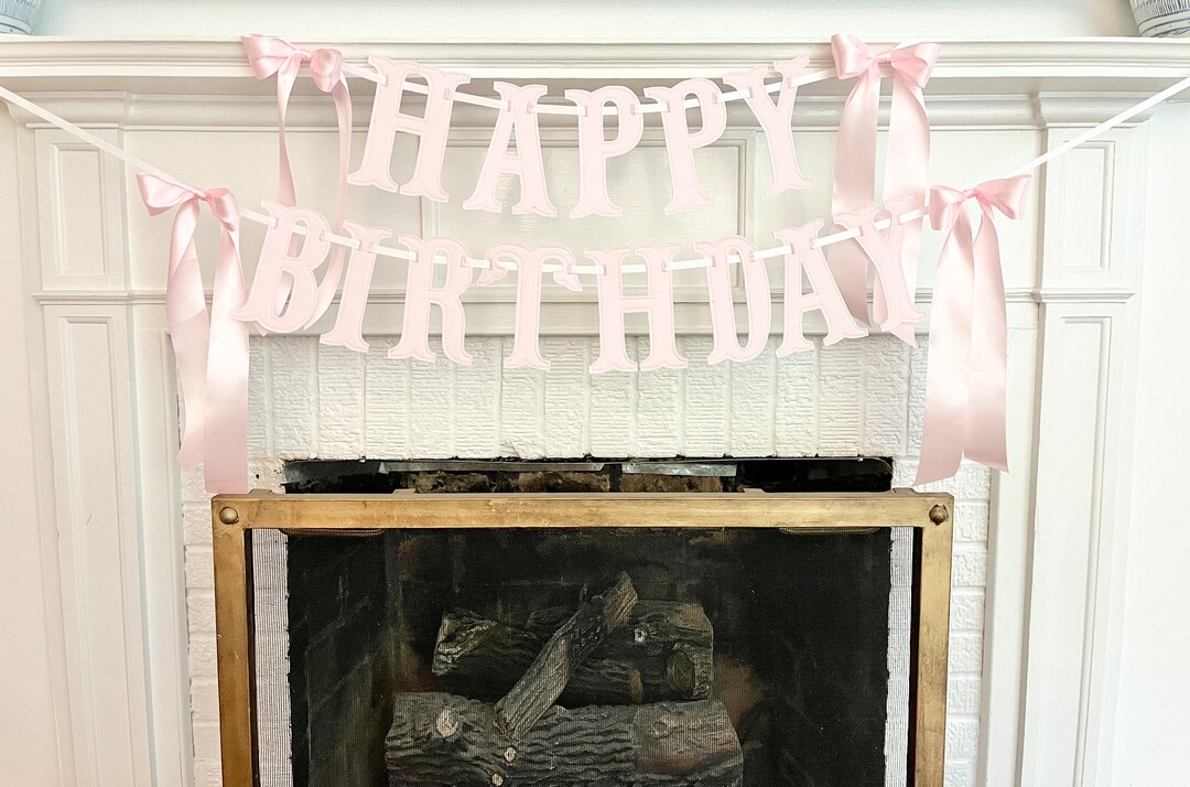 Happy Birthday Banner Fishtail - Etsy