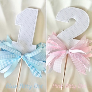 Birthday Number Cake Topper - Etsy