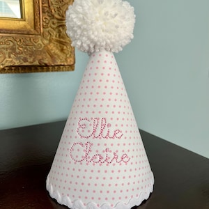 Embroidered Name Birthday Hat - Etsy