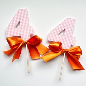 Birthday Number Cake Topper - Etsy