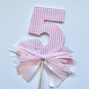 Birthday Number Cake Topper - Etsy