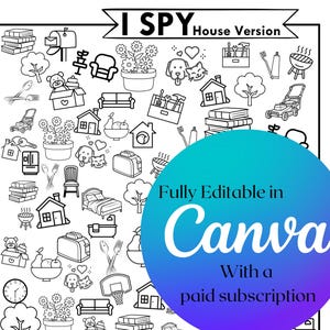 I Spy House Game: Real Estate Kid Activity (digital Download) - Etsy