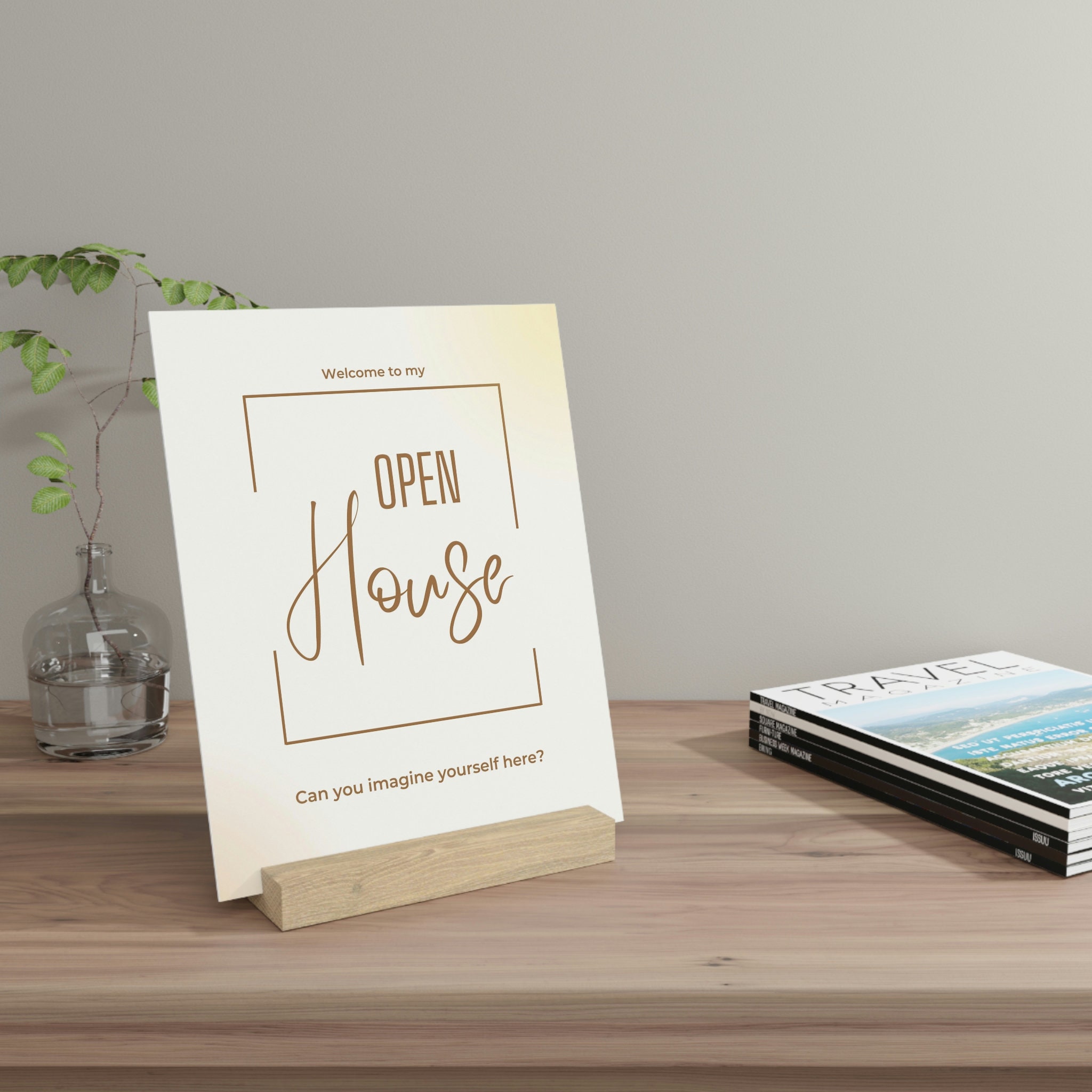 Open House Counter Sign for Real Estate | Realtor Accessory ...