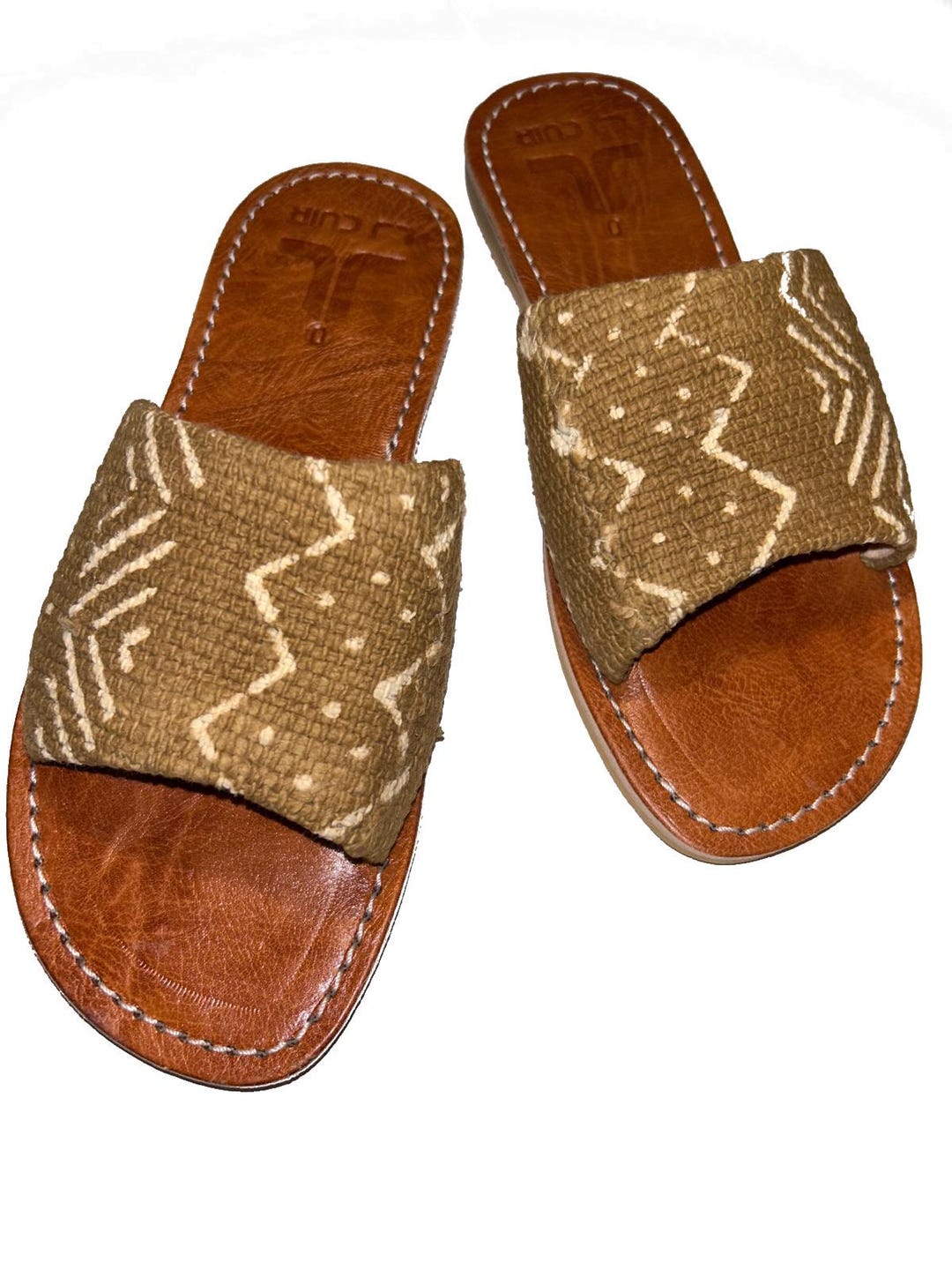 Moroccan Leather Sandals, Women Leather Sandals, Handmade Summer ...