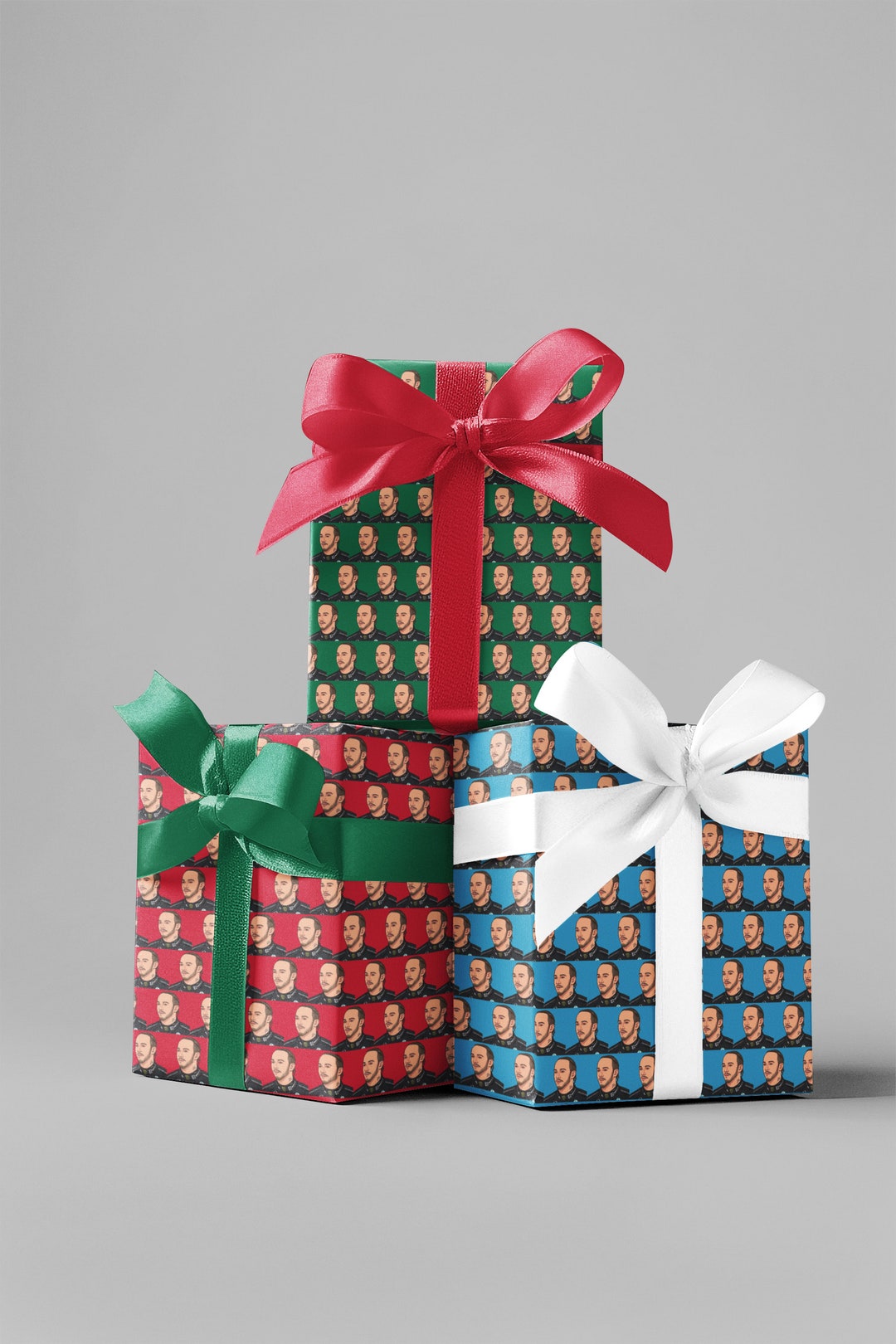 Lewis Hamilton Wrapping Paper F1 Mercedes Gift Lewis Hamilt F1 ...