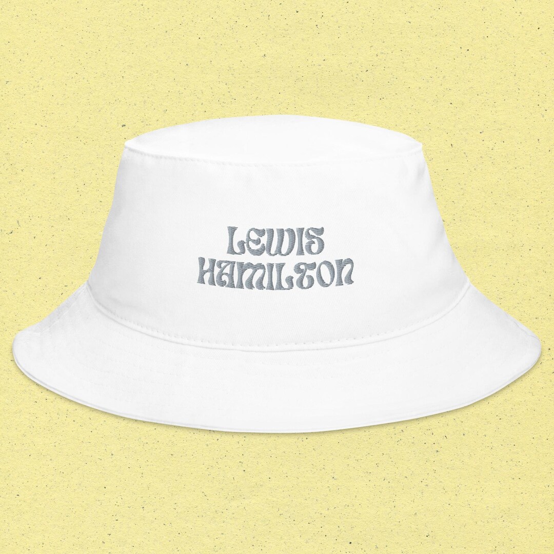 Lewis Hamilton Embroidered Bucket Hat Mercedes F1 Gift Idea for Fan ...