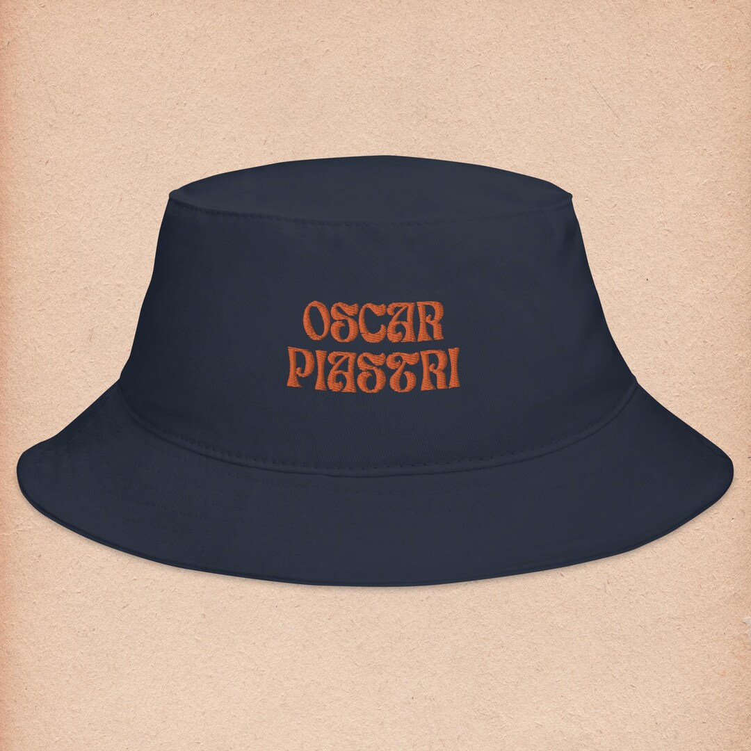 Oscar Piastri Embroidered Bucket Hat Mclaren Racing Formula 1 Gift Idea ...