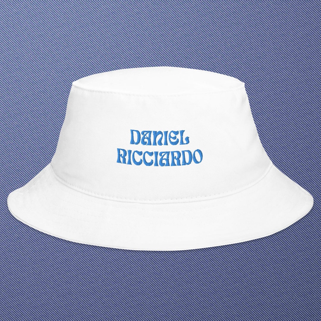 Embroidered Daniel Ricciardo Bucket Hat Alpha Tauri Hat Danny Ricc Hat ...