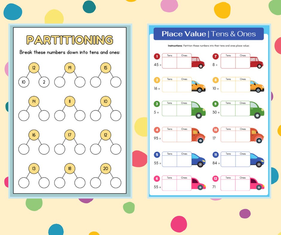 KS1 Maths Addition Poster/ Worksheets Revision Lesson Printables - Etsy