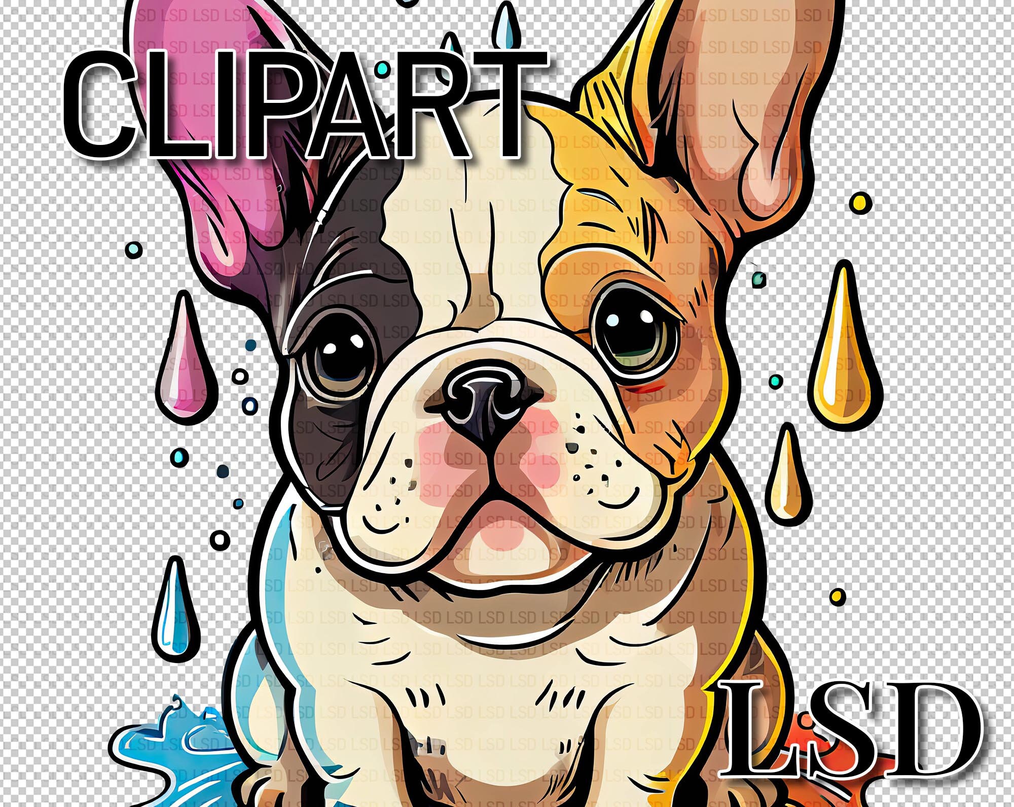 24 French Bulldog Clip Art Bundle Frenchie Clip Art Images - Etsy