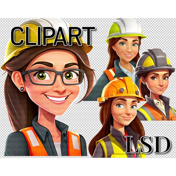 Hard Working Girl Clipart