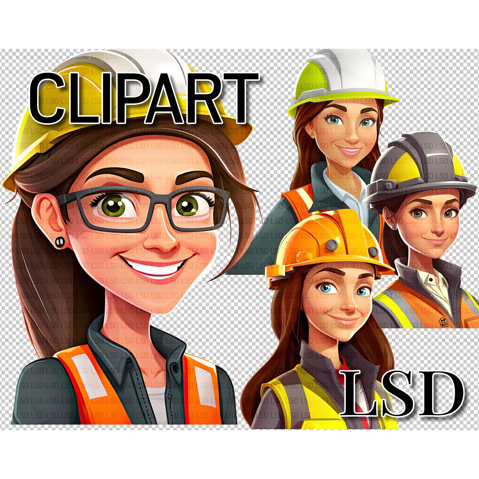 Civil Engineer Working Clipart