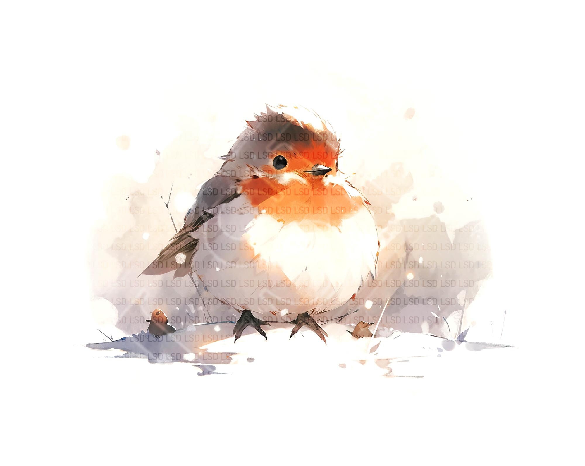 20 Winter Red Robin Clipart Images, Festive Christmas Robin Pack ...