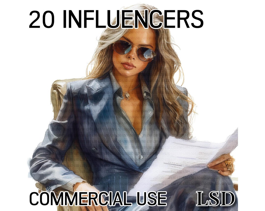 20 Female Influencers, Beautiful Classy Intelligent Modern Young Women ...