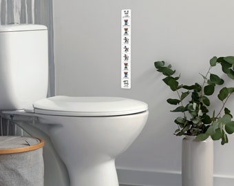 Potty Training Visual Schedule and Reward Chart, Toilet Sequence for ...