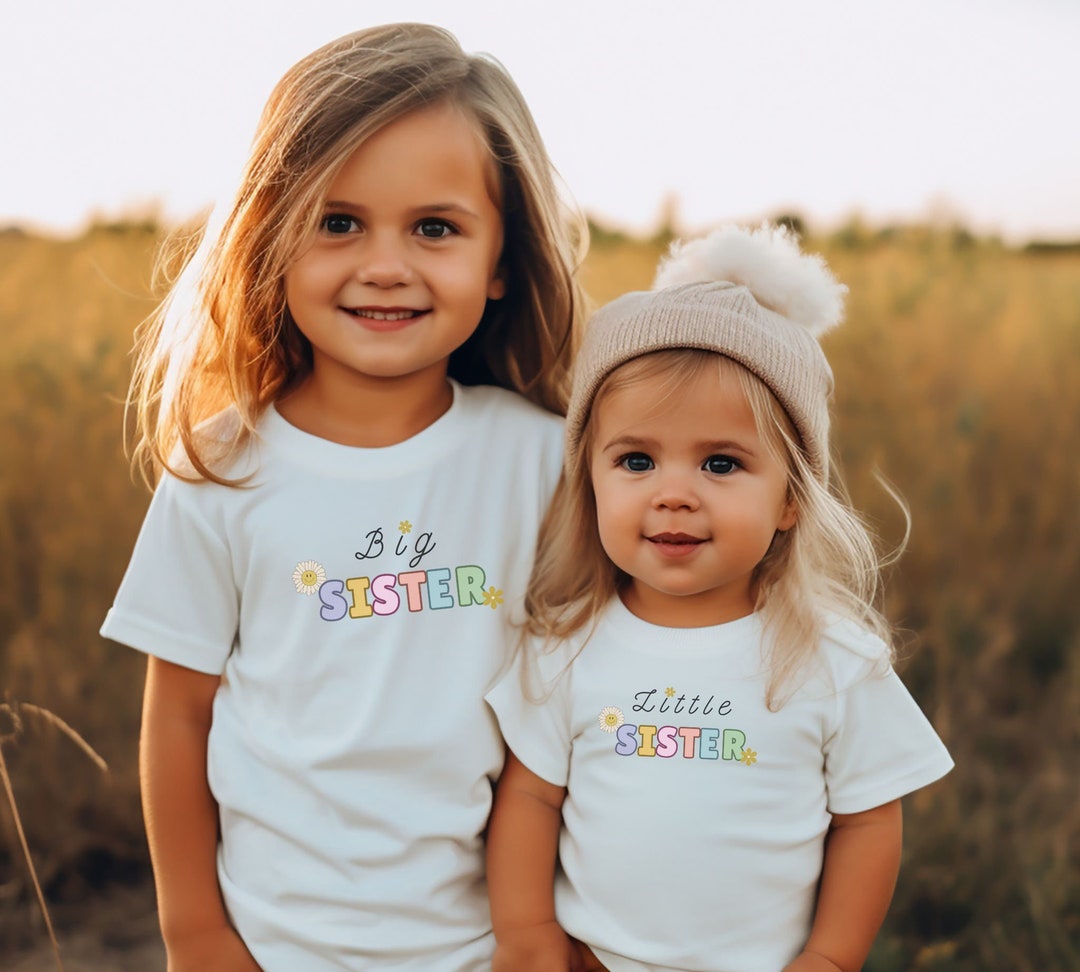 Big & Little Sister Toddler Shirt Sister Shirts Gifts for - Etsy