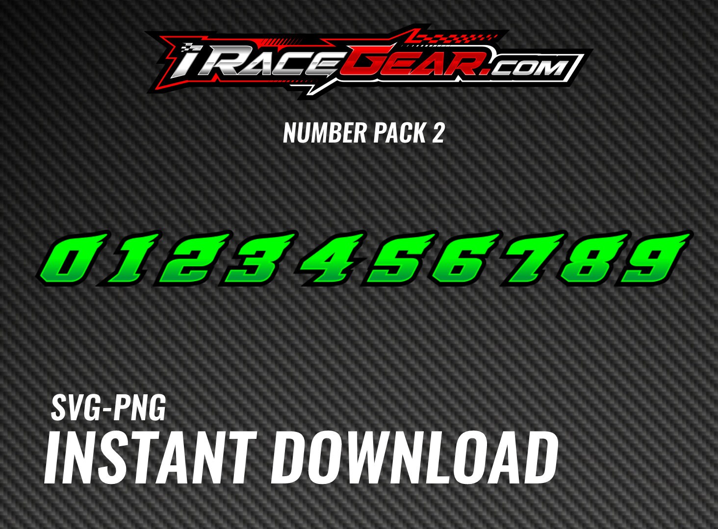 Race Car Racing Team Numbers Automobile Motorcycle Kart 0 9 SVG PNG ...