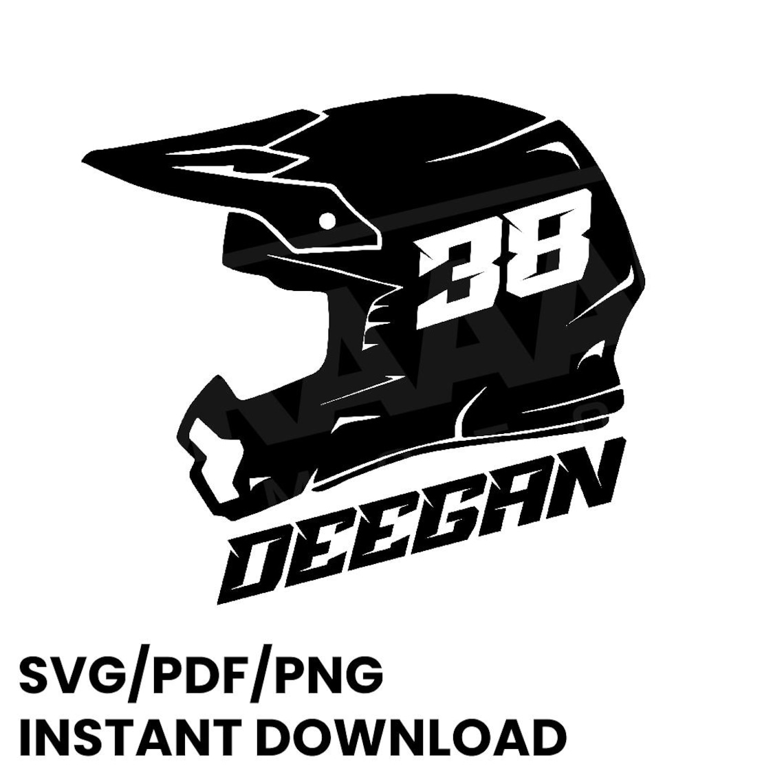 Haiden Deegan Helmet Danger Boy 38 Yamaha Star Racing Supercross ...
