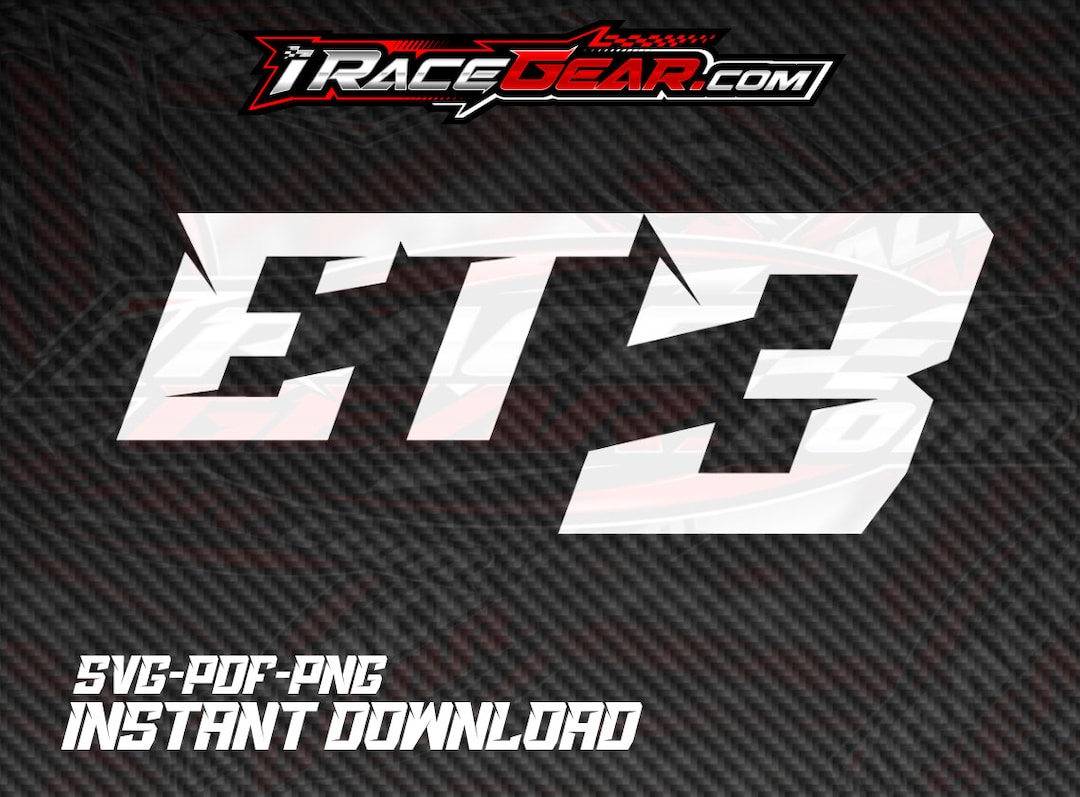 Eli Tomac 3 ET3 Logo Monster Energy Yamaha Racing Supercross Motocross ...