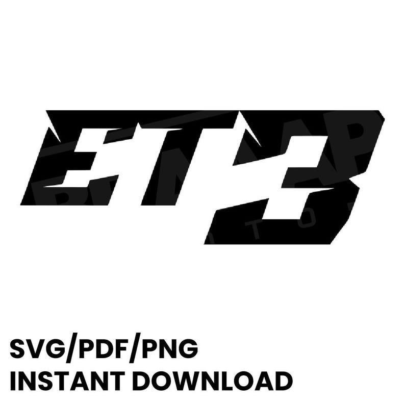 Eli Tomac 3 ET3 Logo Monster Energy Yamaha Racing Supercross Motocross ...