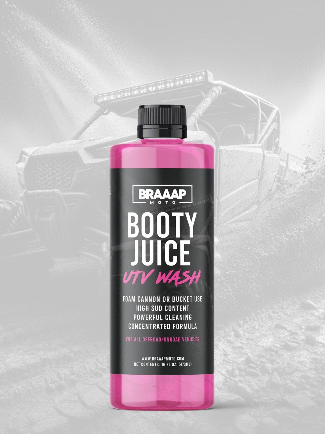 Braaap Moto Booty Juice Offroad UTV SXS Cleaner Wash Foam Cannon or Bucket 16 Oz - Etsy