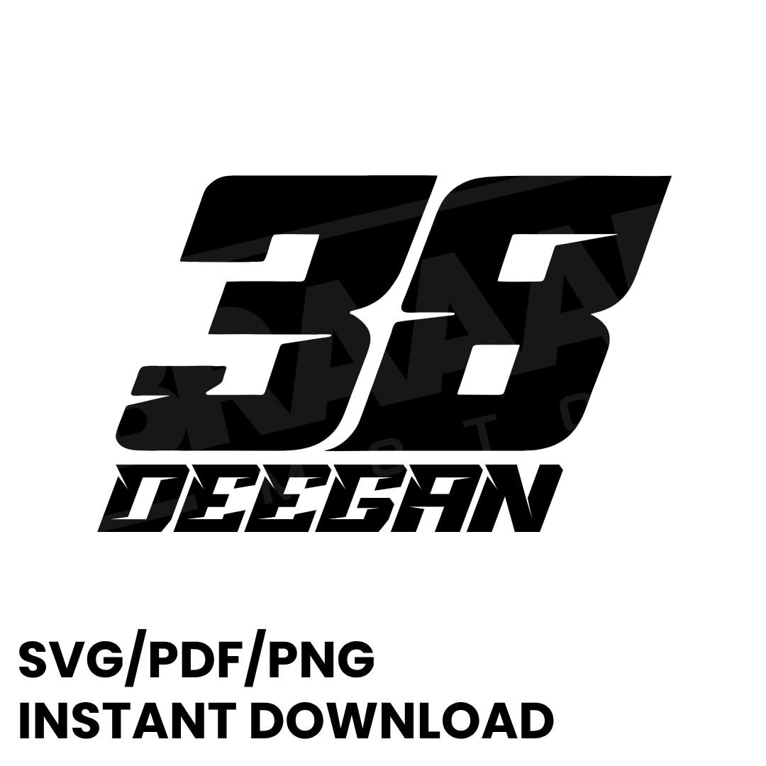 Haiden Deegan 38 Number Yamaha Star Racing Supercross Motocross Vector SVF PDF PNG Digital Image ...