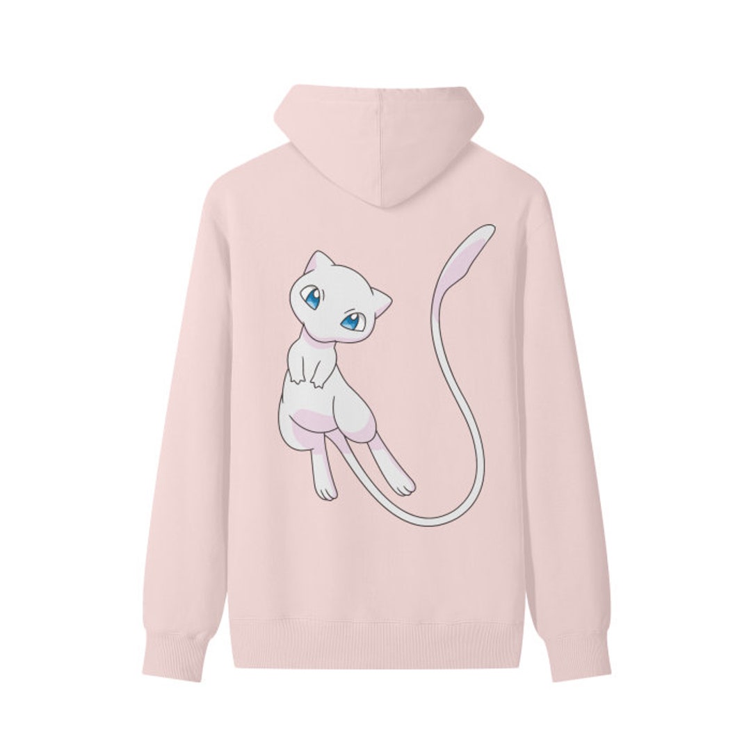 Mew Pink Hoodie, 90s Retrom Pokemon Hoodie, Oversized Sweatshirt, Pink ...