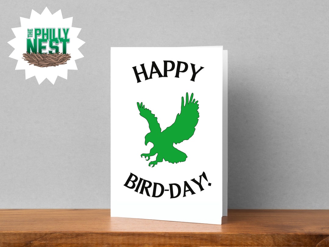 Happy Bird-day - Brithday Card, Retro - Etsy