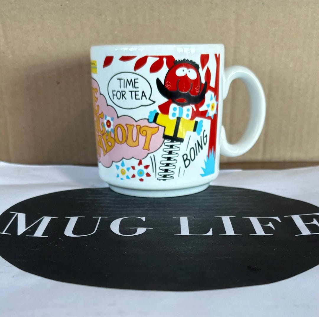 Vintage the Magic Roundabout Zebedee time for Tea Ceramic Mug. Unused ...
