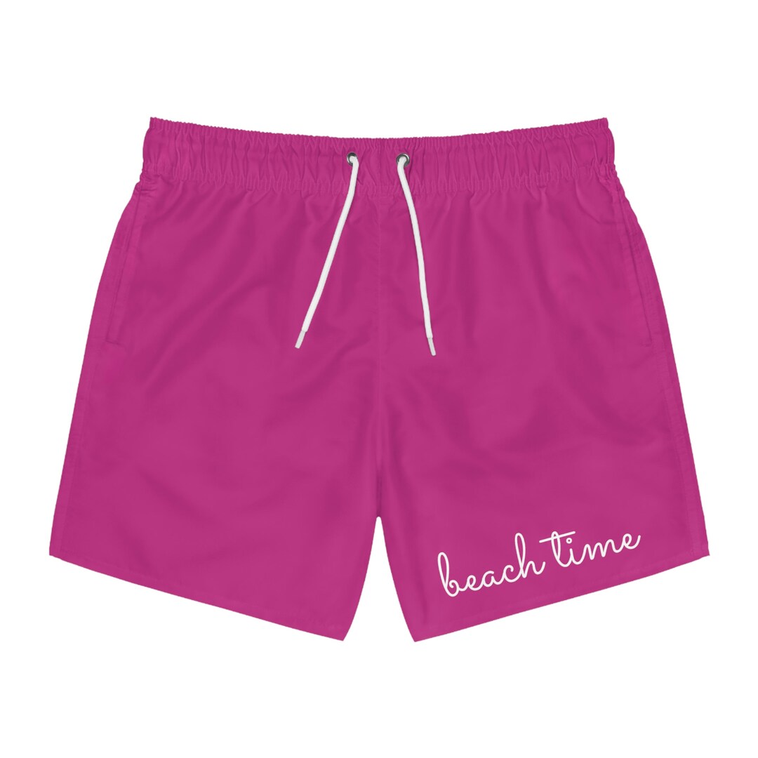 Pink Swim Trunks - Etsy