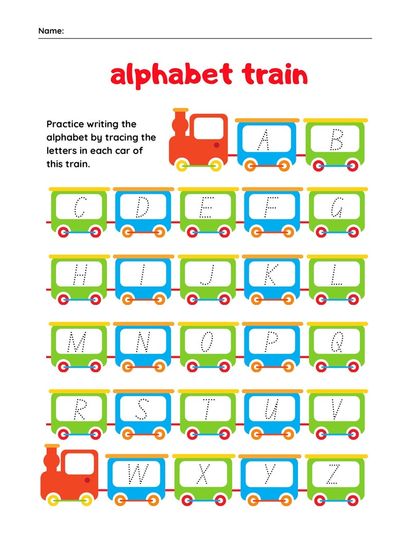 Printable Math and Tracing Worksheet for Grade School 1st-3rd Students ...