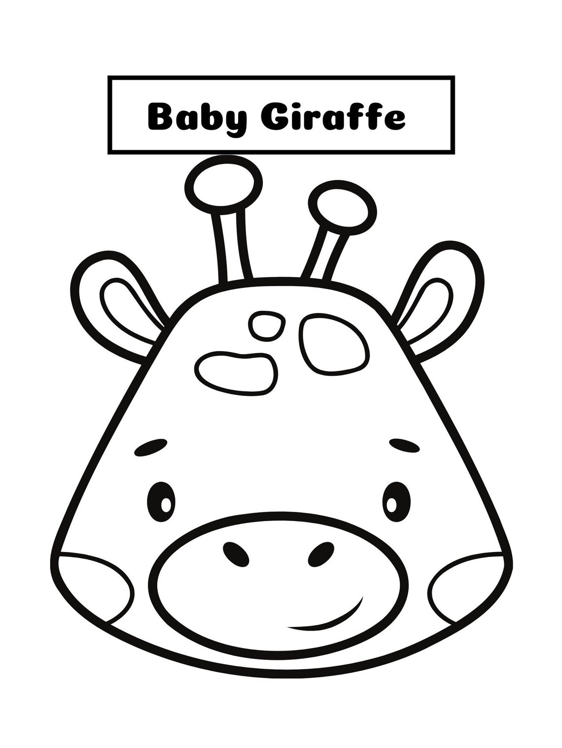 Printable Animal Coloring Faces for Preschooler, Kindergartner ...