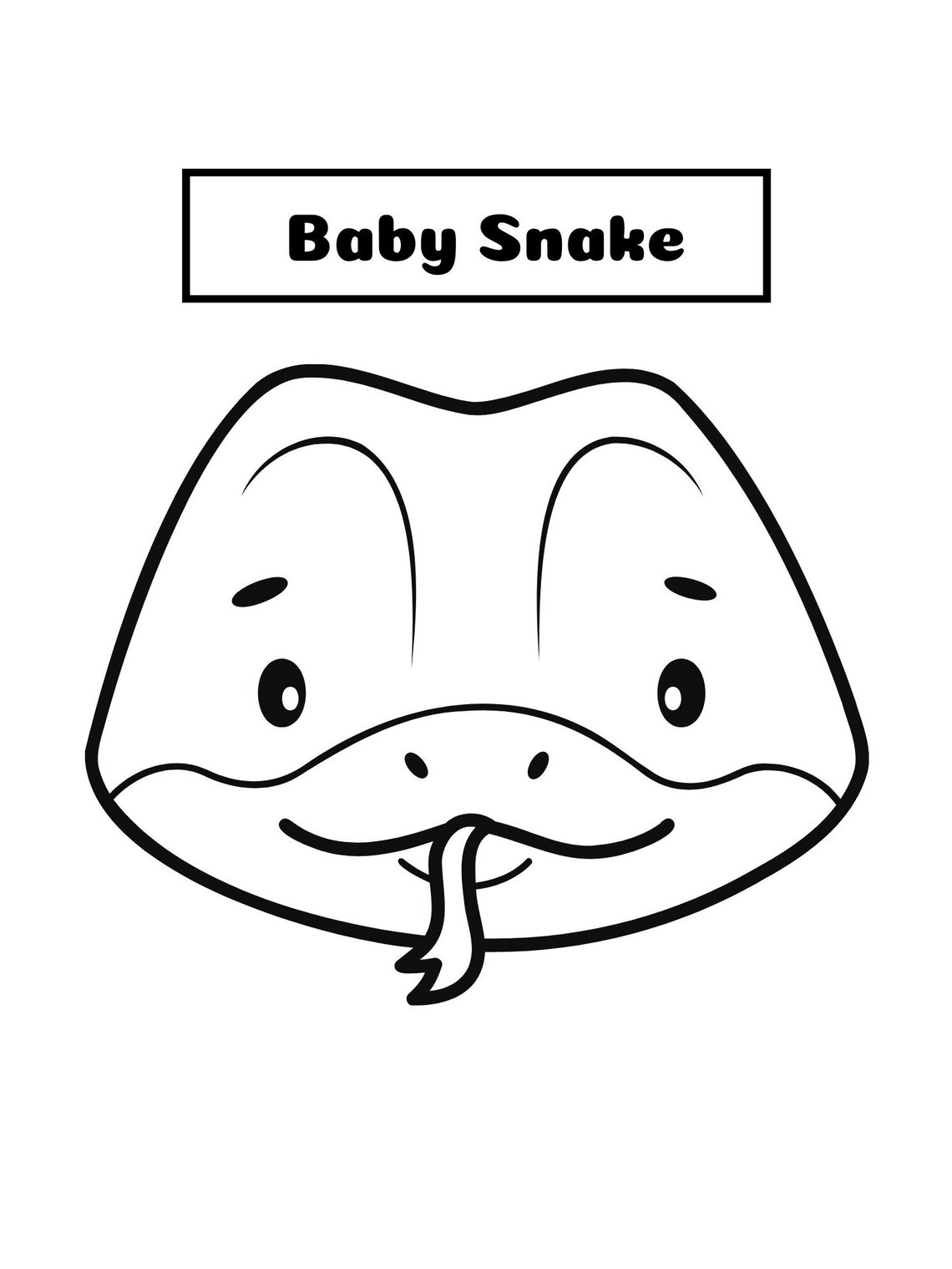 Printable Animal Coloring Faces for Preschooler, Kindergartner ...