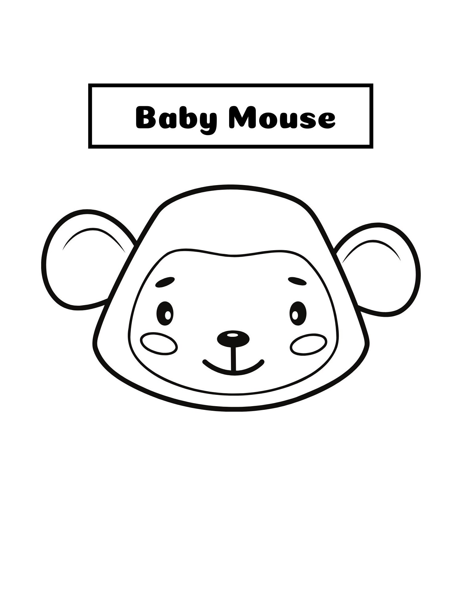 Printable Animal Coloring Faces for Preschooler, Kindergartner ...