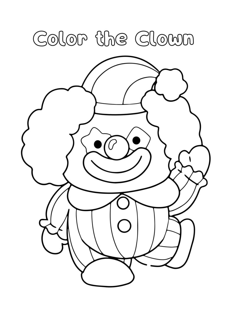 Printable Circus and Carnival Coloring Pages for Kindergartner, Daycare ...