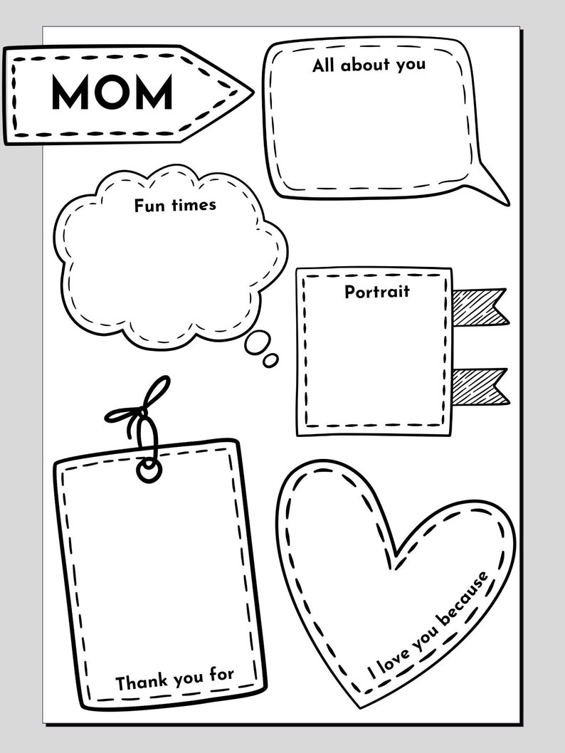 Printable All About Me With Coloring School Supply Sheets for ...